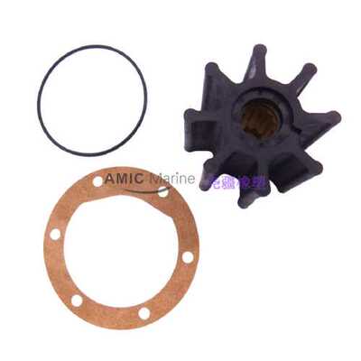 适用Sherwood Pump Impeller 船舷海水泵内机柔性橡胶叶轮 18200K