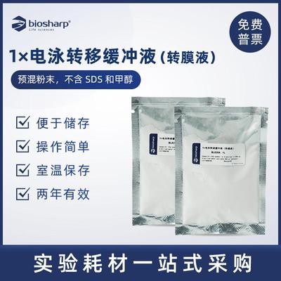 Biosharp BL626A 1×电泳转移缓冲液（转膜液）western blot Tran