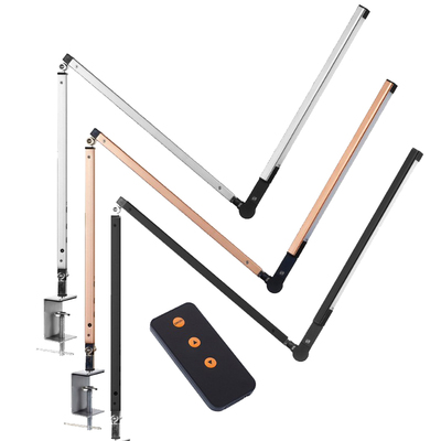 工作夹子台灯长臂绘图灯折叠护眼美式led书桌办公室书房110-220v