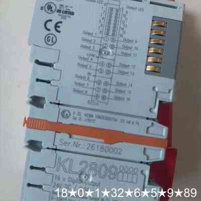 BECKHOFF数字量输模块KL2809 正品原
