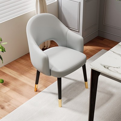 优选餐椅家用现代简约客厅吃饭餐桌椅子轻奢高级酒店休闲餐厅凳子