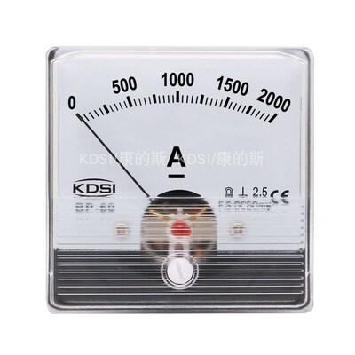 供应 指针式电焊机用电表BP-60N DC60mV 2000A 直流电压表60*60