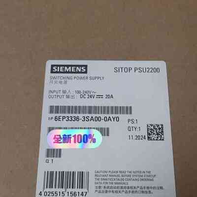 6EP3336-3SA00-0AY0 开关电源 SITOP PSU2200 DC24V 20A议价维修