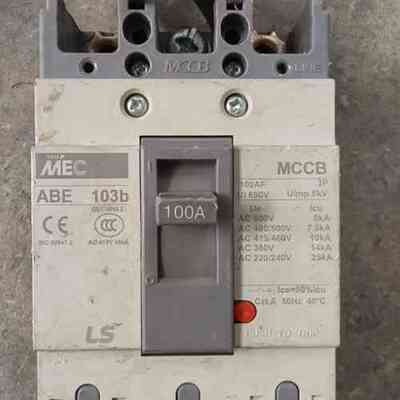 LS电气塑壳断路器 ABE 103b，100A 3P，正-议价商品