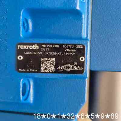 Rexroth比例阀4WRKE16E220L-3X/6