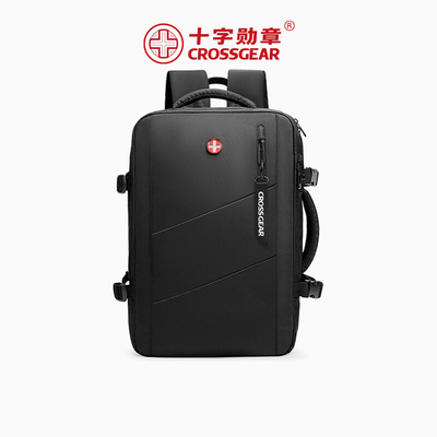 CROSSGEAR十字勋章瑞军士刀男商务旅行出差特大号容量双肩书背包