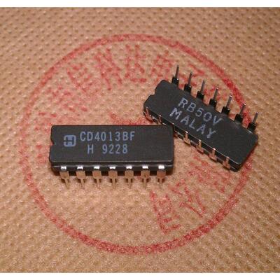 全新 CD4013BF  CDIP14  陶瓷直插   原装进口