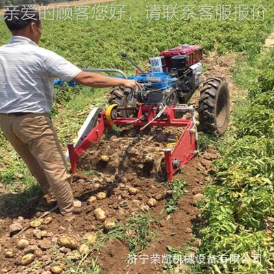 15马力拖拉AEJ机配套收获土豆地瓜刨机芋萝卜魔电启动柴油扶拖手