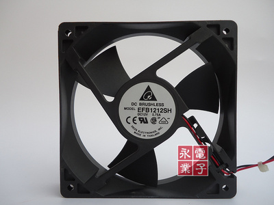 Delta台达 12025 12V 0.75A CPU交换机散热风扇 EFB1212SH