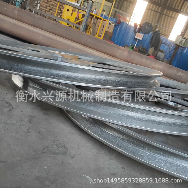 加工定做皮带轮造纸设备引纸绳轮绳轮铸造件加工开槽轮