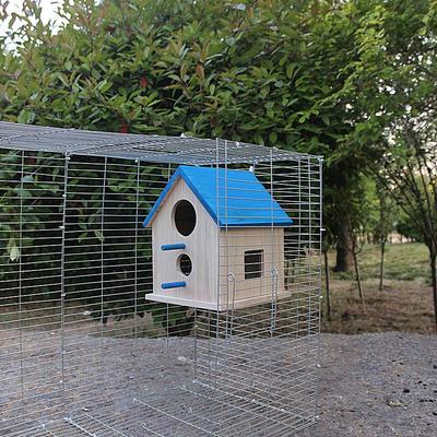 环保鸟窝木制芦丁鸡爬虫繁殖箱鹦鹉孵化保温盒生态护林户外小房子