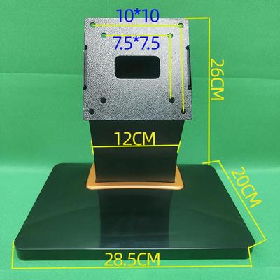 黑金色KTV触摸屏点歌机桌面支架金属底座点歌台一体机支架10*10CM