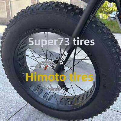 Super73轮胎同款20X4.0龟裂加厚静音更换改装Himoto配件