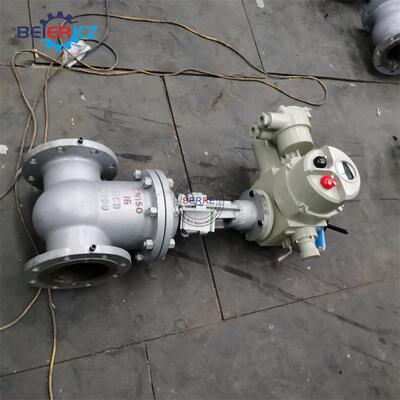 贝尔油库铸ITP钢用Z941H16C DN-200电动法硬密封防爆兰闸阀智能型