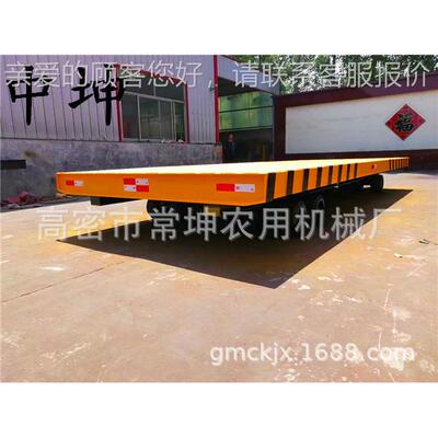 平zk--30厂家供应30吨板拖车厂内运输车挂牵式物流转运车重型平板