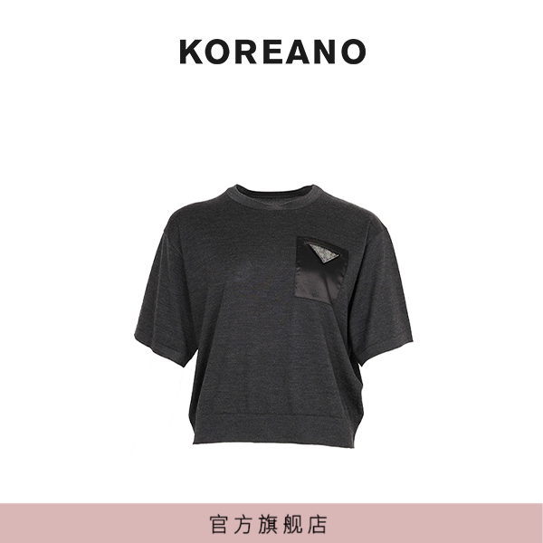 【KOREANO】春秋优雅显白百搭气质毛衫26R1-HY9108(BUN)G