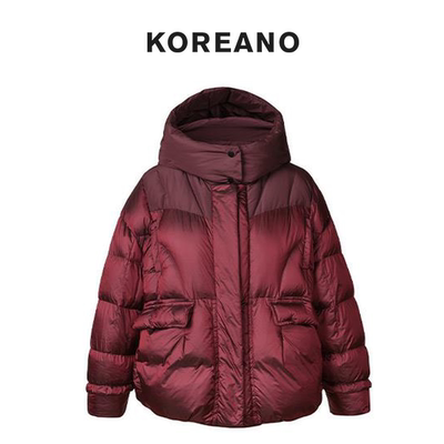 【KOREANO】冬季红色羽绒服 【H】 YS6821(UN)