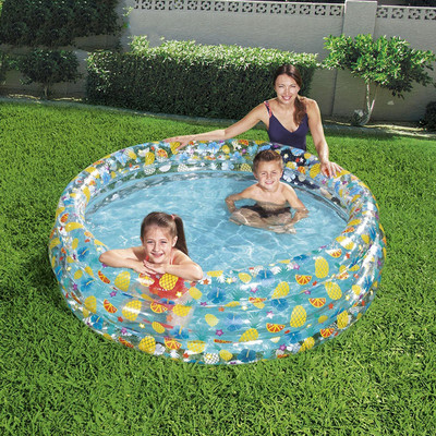 Bestway51045三环水池家用充气水池宝宝海洋球池儿童戏水池游泳池