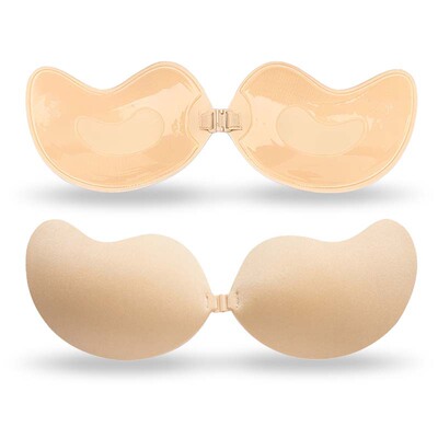 Women Party Bridal Sticky Bra Push up Adhesive Strapless Bra
