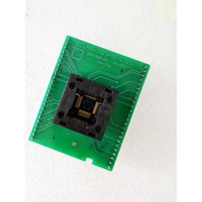 ELNEC烧录器专用烧录座 DIL48/TQFP48-1 ZIF 弹 70-0166