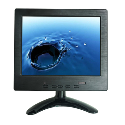 8寸镜像显示器主持人导播音员字幕反向液晶显示器高清监视器C802