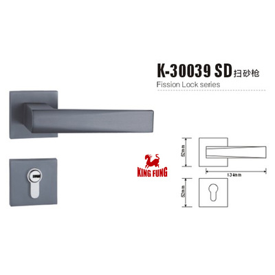 分体锁52*134mm欧式锌合金K-30039室内木门金属门锁卧室房门锁具