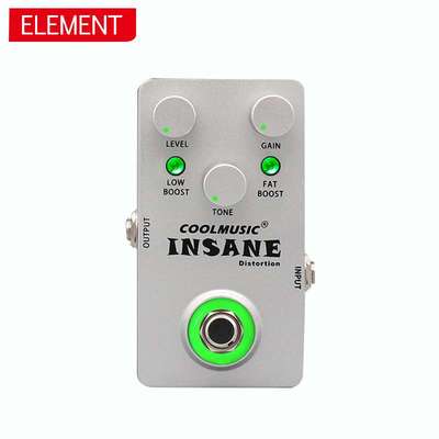 INSANE distortion重金属失真效果器 电吉他单块效果器失真效果器