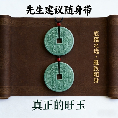 山鬼朱砂翡翠链子新中式护身