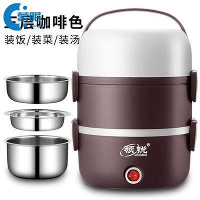 保温饭盒保温饭盒自带加热电热饭盒保温加热可插电热饭菜神器插电