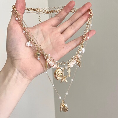 Vintage古着 The Heart of the Baroque Ocean项链