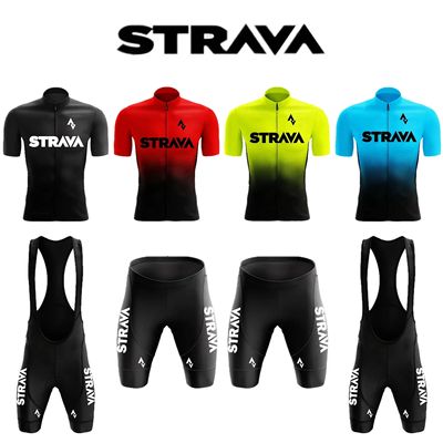2024Strava Pro Bicycle Team Short Sleeve Maillot Ciclismo Me