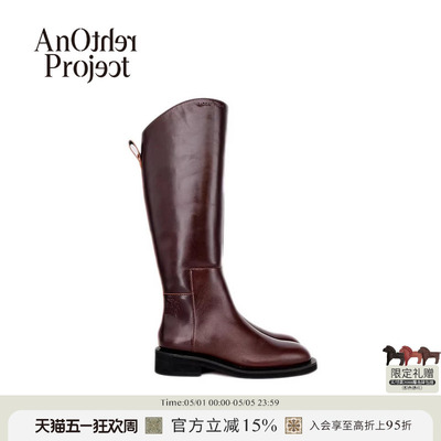 AnotherProject复古及膝长靴
