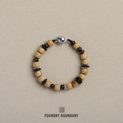 FOUNDRYBOUNDARY星点木串珠手链