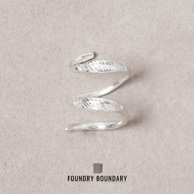 FOUNDRYBOUNDARY缠绕戒指女蛇