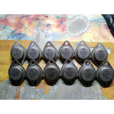 音频功放配对三极管 MJ15024 MJ15025 摩托罗拉带钢印 同批号配对