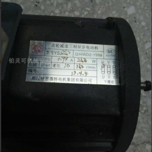 浙江佳雪微特电机 齿轮减速三相异步电动机YSJ250 YSJ-180 YSJ550