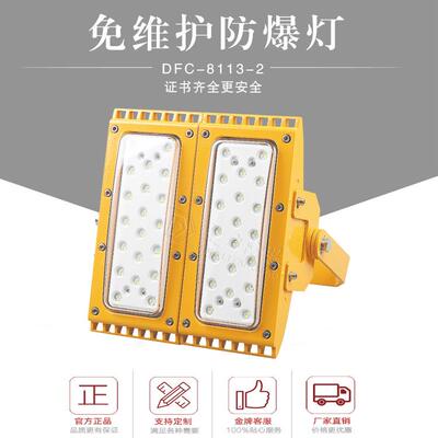 led免维护防爆灯50w60w80w100w120w防水防尘节能防爆投光灯高亮度