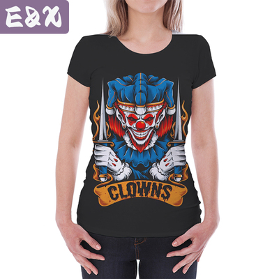 USA Joker T-Shirts For Women Crewneck T-Shirts For Men Tees