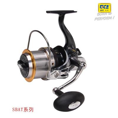 SBAT系列纺车轮摇轮轮子渔具远投轮14轴金属轮矛鱼库钓滩投