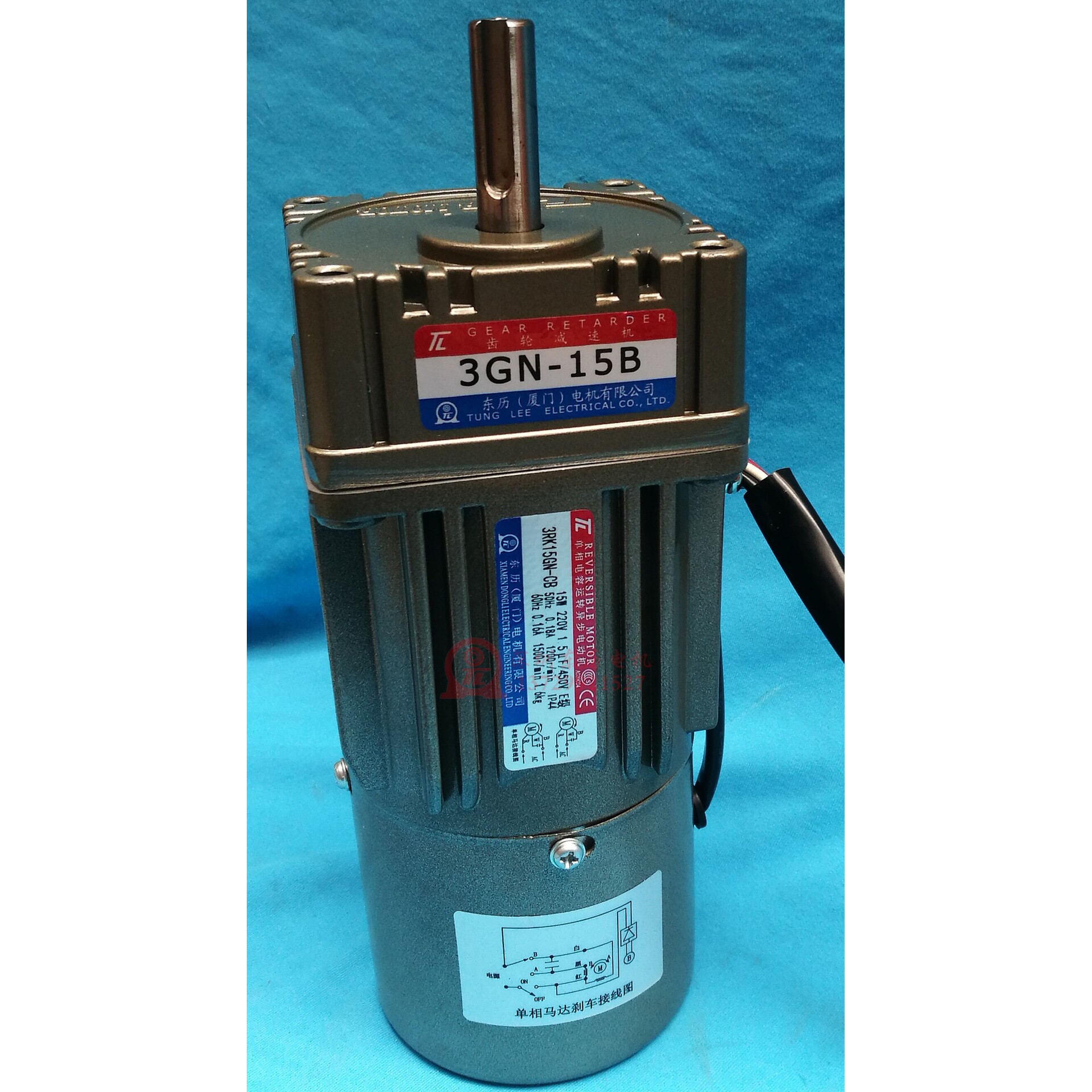 3GN-15B齿轮减速机配马达3RK15GN-CB阻尼制动 TL厦门东历启动电机