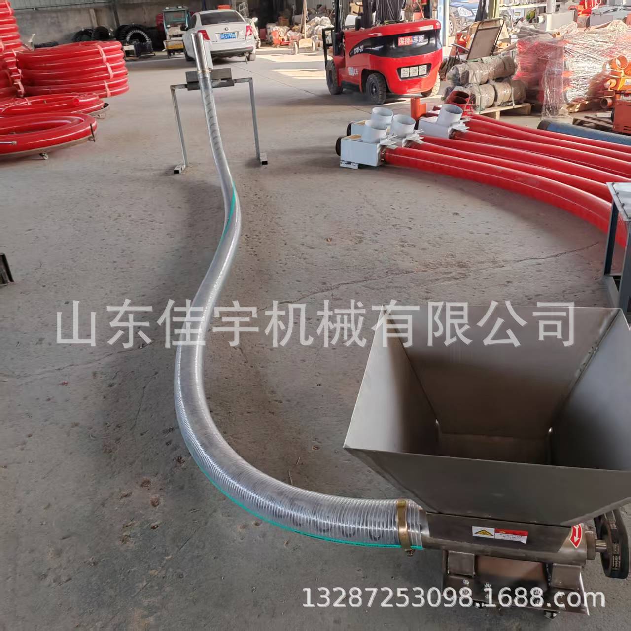 中驱大吸力吸粮机抽粮机 商用双管软管收玉米粮食吸沙机吸谷机
