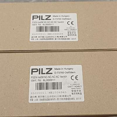 议价全新PILZ皮尔磁 6L000011 安全门开关  PS维修