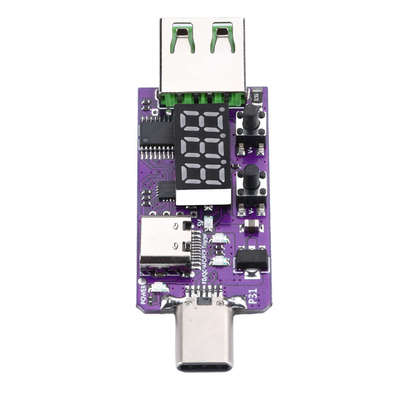 USB PD协议快充诱骗器触发器高通QC2.03.0自动检测试仪电压电流表