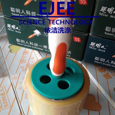 聪明人粘毛节能转动器粘毛滚粘毛器衣物除尘器送胶纸宠物猫狗粘毛