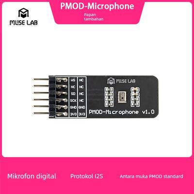 PMOD-Microphone扩展板FPGA扩展板数字麦克风标准PMOD接口I2S协议