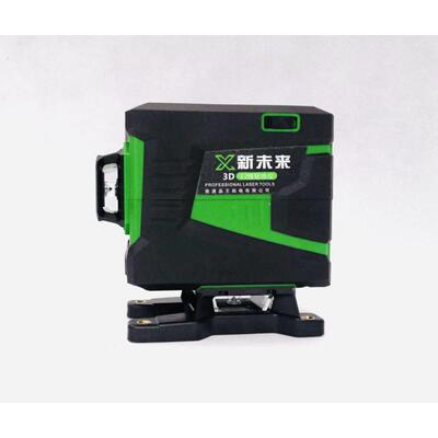 水平仪绿光贴墙贴地仪高精度自动打线十二线遥控水平仪新品
