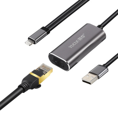 适用iPhoneiPad平板的千兆以太网