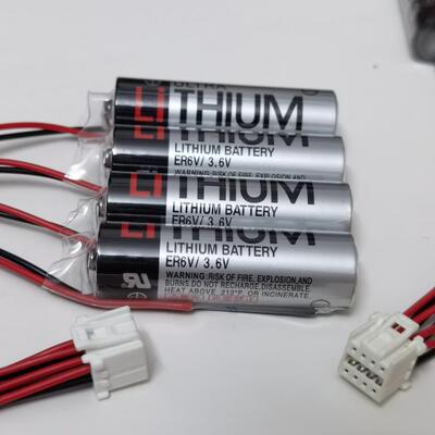 安川机器本体HCHY-37电池 NX100、DX100/200、ER6V4个组 3.6V电池483629