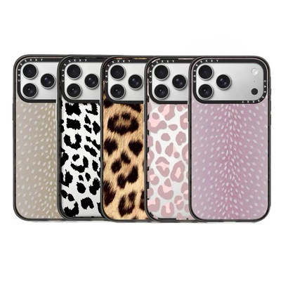 豹纹系列磁吸手机壳苹果17ProMax适用iPhone16Pro可爱小鹿斑纹卡通15Plus少女爆款14防摔保护套13硬壳12