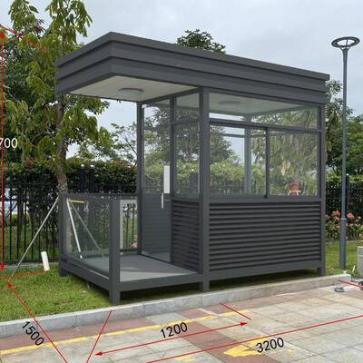 值班室门宾卫售楼部治岗AMH安礼站台户外立岗台户形外象岗亭站台